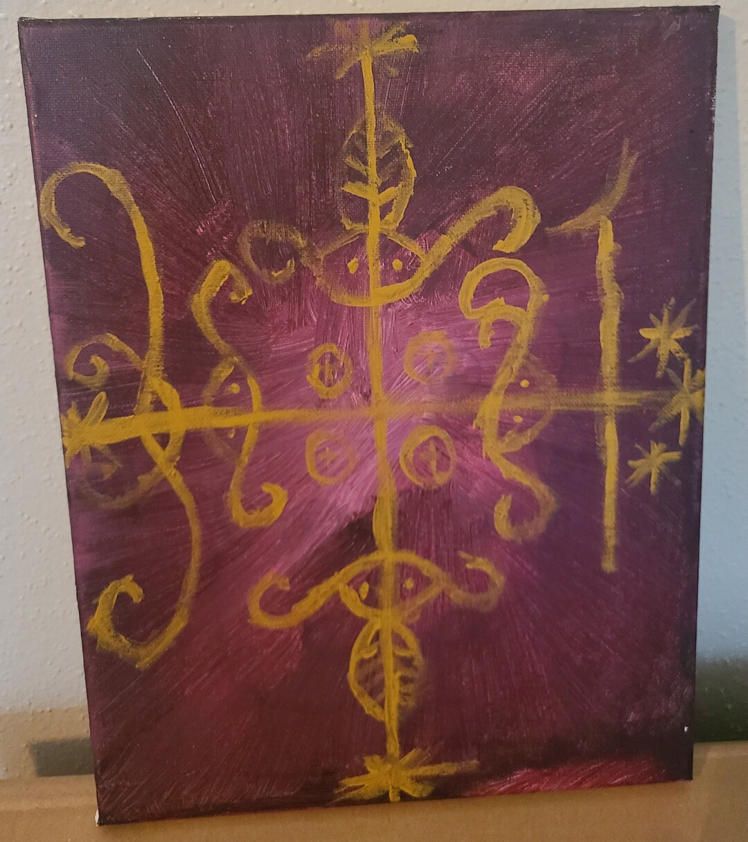 Papa Legba Veve Painting - Etsy
