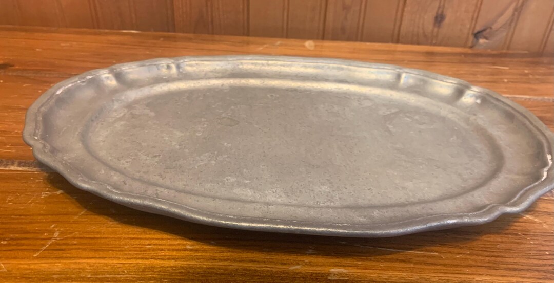 Vintage Pewter Serving Platter Made by Cambridge Colonial by Oneida - Etsy