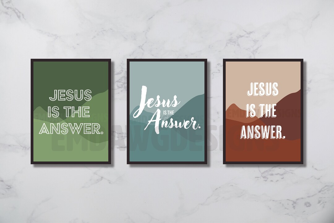 Jesus is the Answer Digital Quote Bundle 3 | LDS Quotes | Chrisitan ...