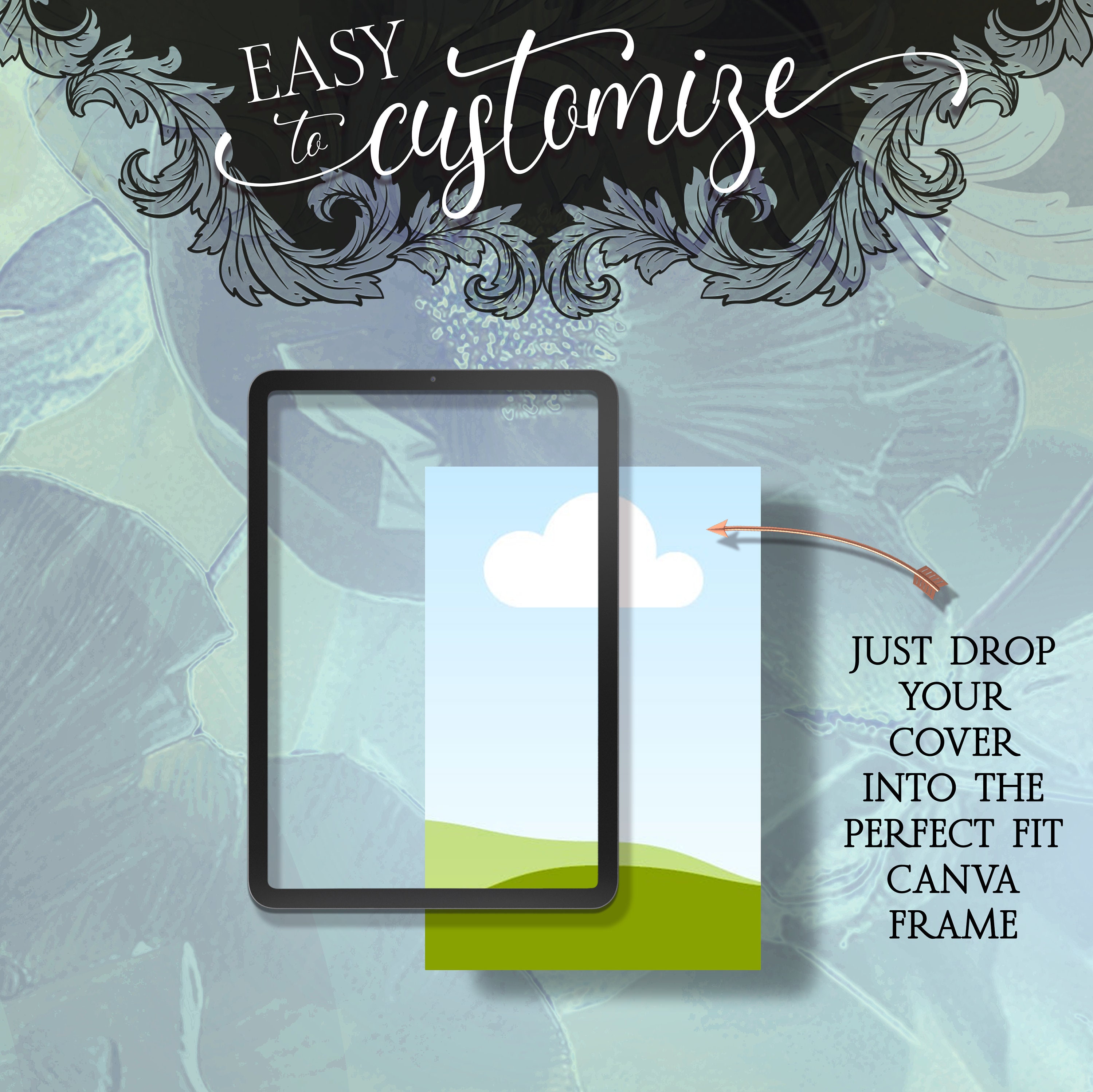 Perfect Fit 5x8 Ebook Custom Canva Frame for Authors - 3D Mockups ...