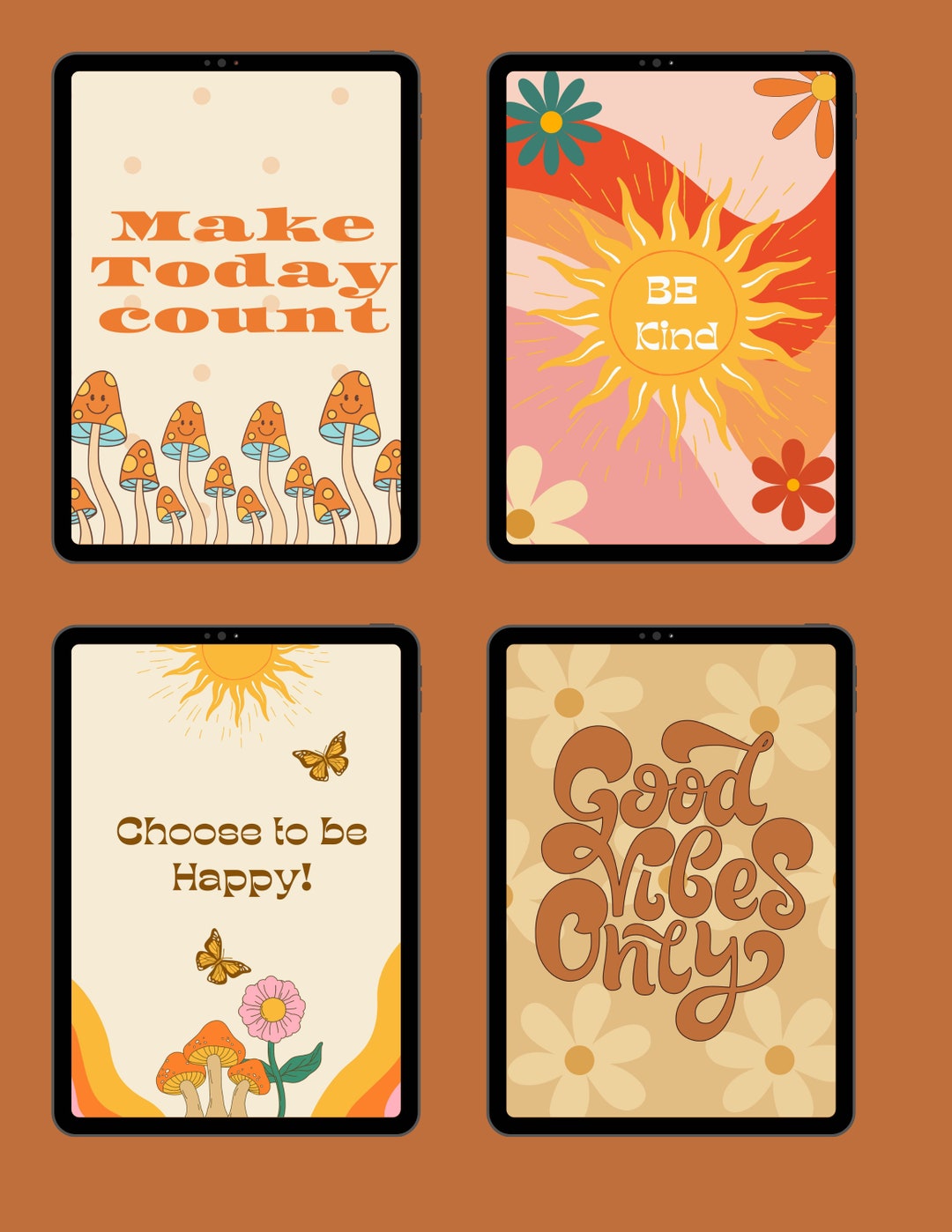 Digital Retro Classroom Poster Set for Home Office Decor - Etsy