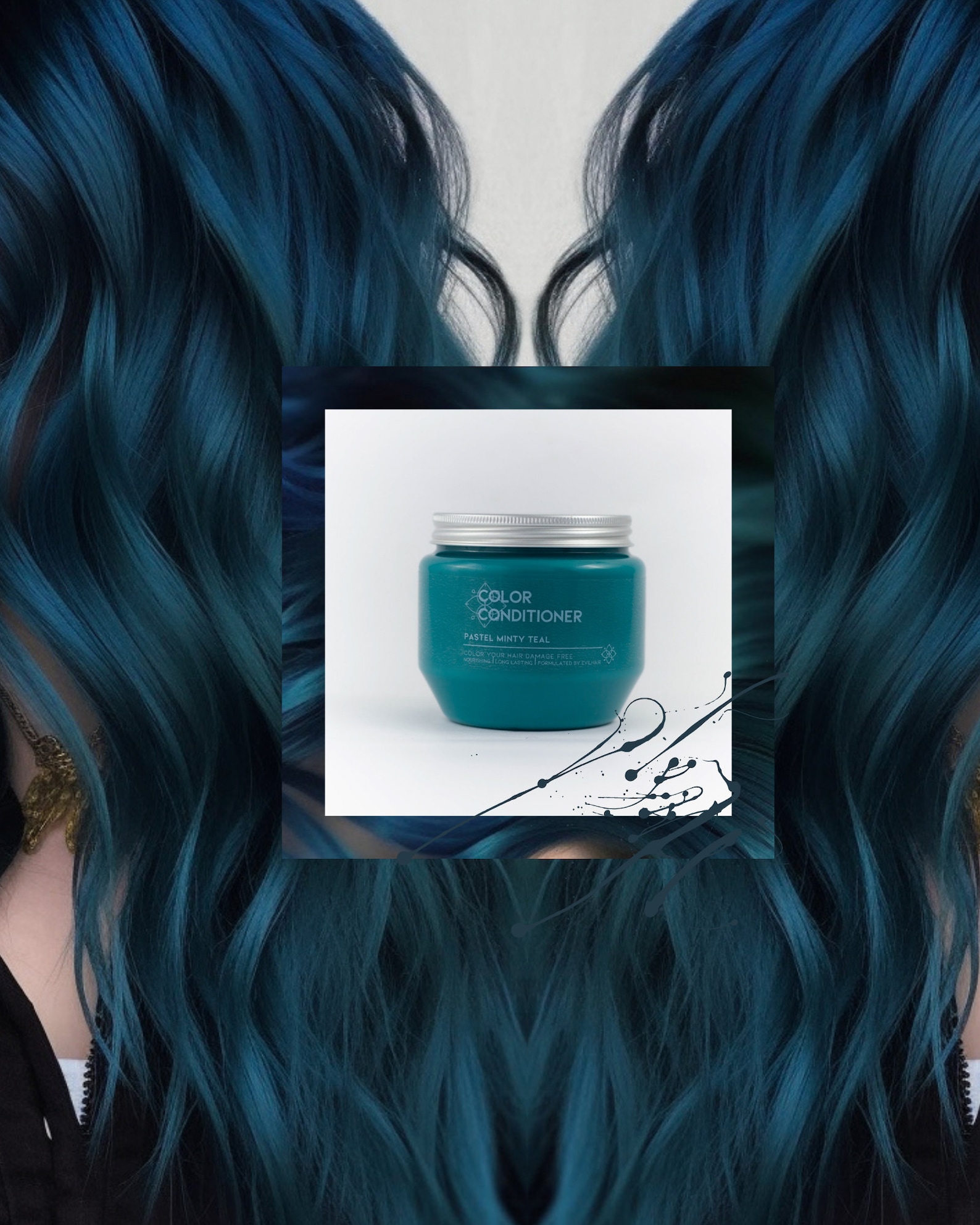 Petrol Blue Vivids Bundle Hair Dye, Cruelty Free & Vegan Hair Color 400 ...