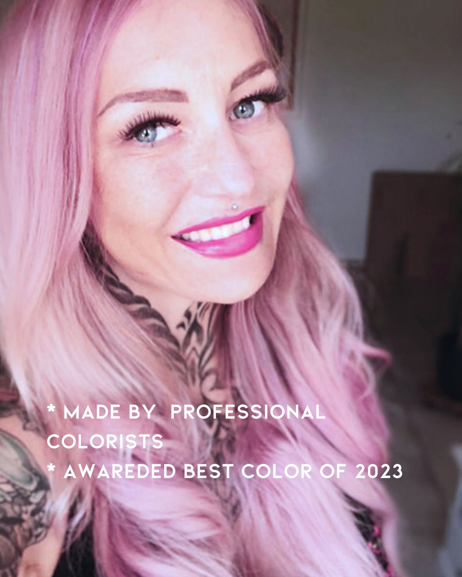 Pastel Silver Rose Hair Color, Damage-free Hair Dye 200 Ml - Etsy