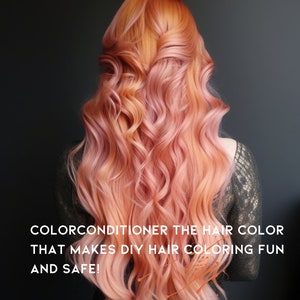 Pastel Peachy Orange Colorconditioner, Vivid Hair Color, Hair Dye, 200 ...