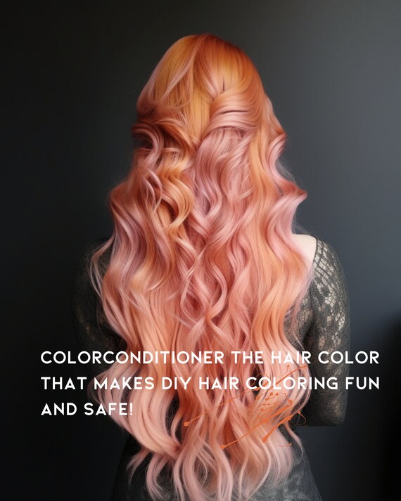 Pastel Orange Hair Dye