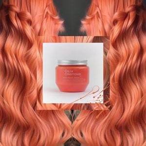 Pastel Peachy Orange Colorconditioner, Vivid Hair Color, Hair Dye, 200 ...