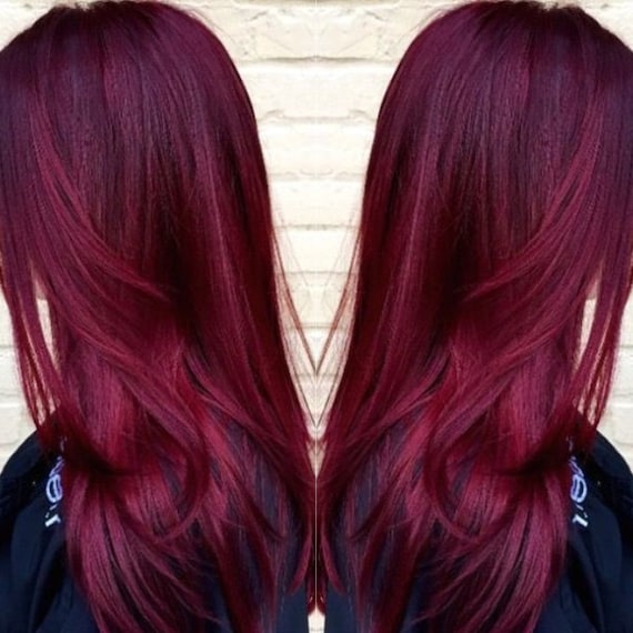 Intense Red Hair Color