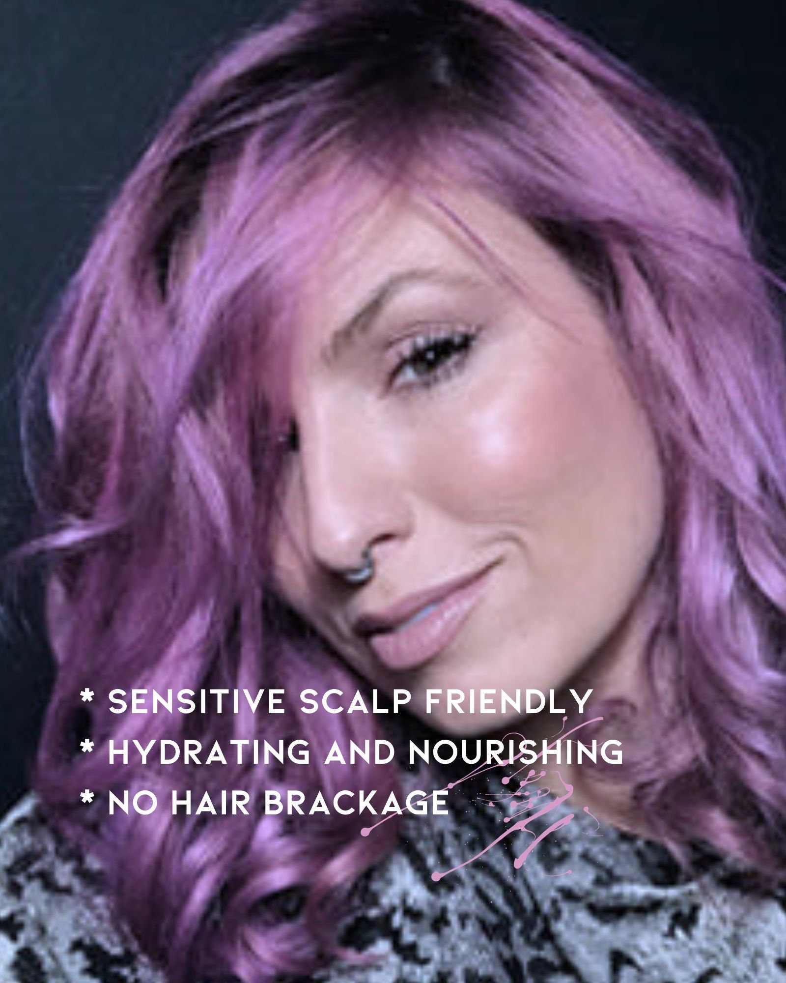 Pastel Silver Rose Hair Color, Damage-free Hair Dye 200 Ml - Etsy