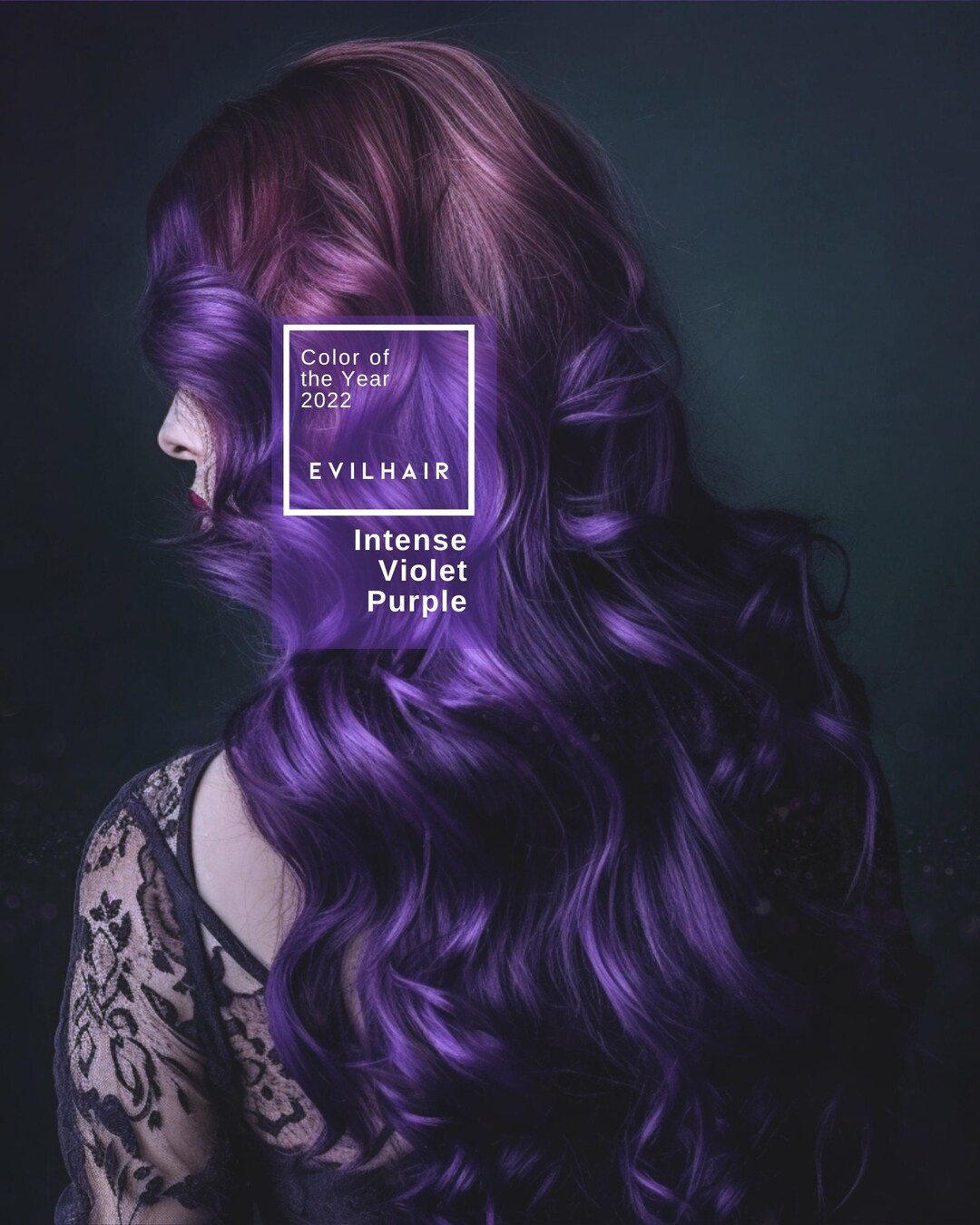 Intense Violet Purple Hair Dye 100 Ml - Etsy