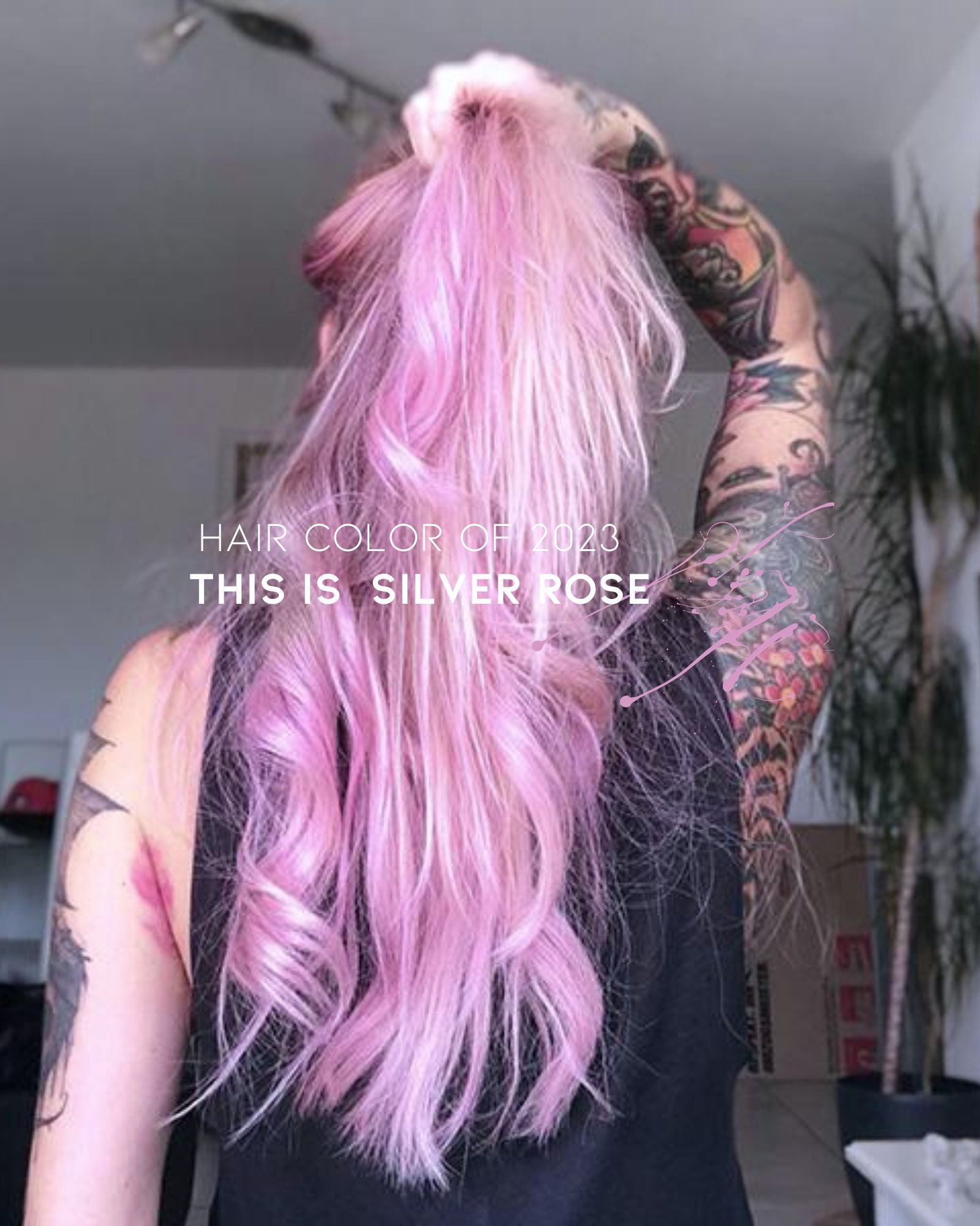 Pastel Silver Rose Hair Color, Damage-free Hair Dye 200 Ml - Etsy