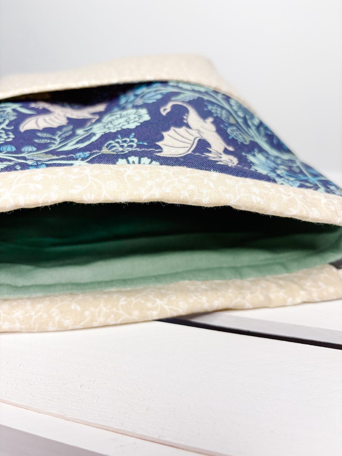 A Single Strand stitch Quest Quarter 1 Drawstring Project Bag With ...