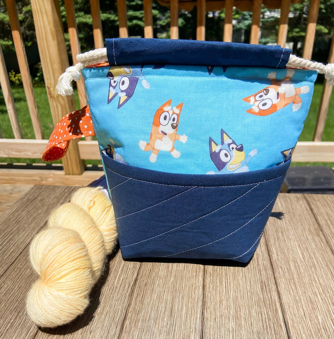 Grownups Like Cartoons Too Drawstring Project Bag With Pocket - Etsy