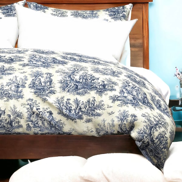 Toile Bedding - Etsy