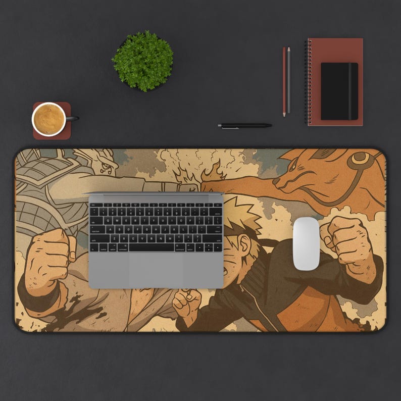 Naruto Vs Sasuke Desk Mat: Retro Anime Gaming Mouse Pad - Etsy Australia