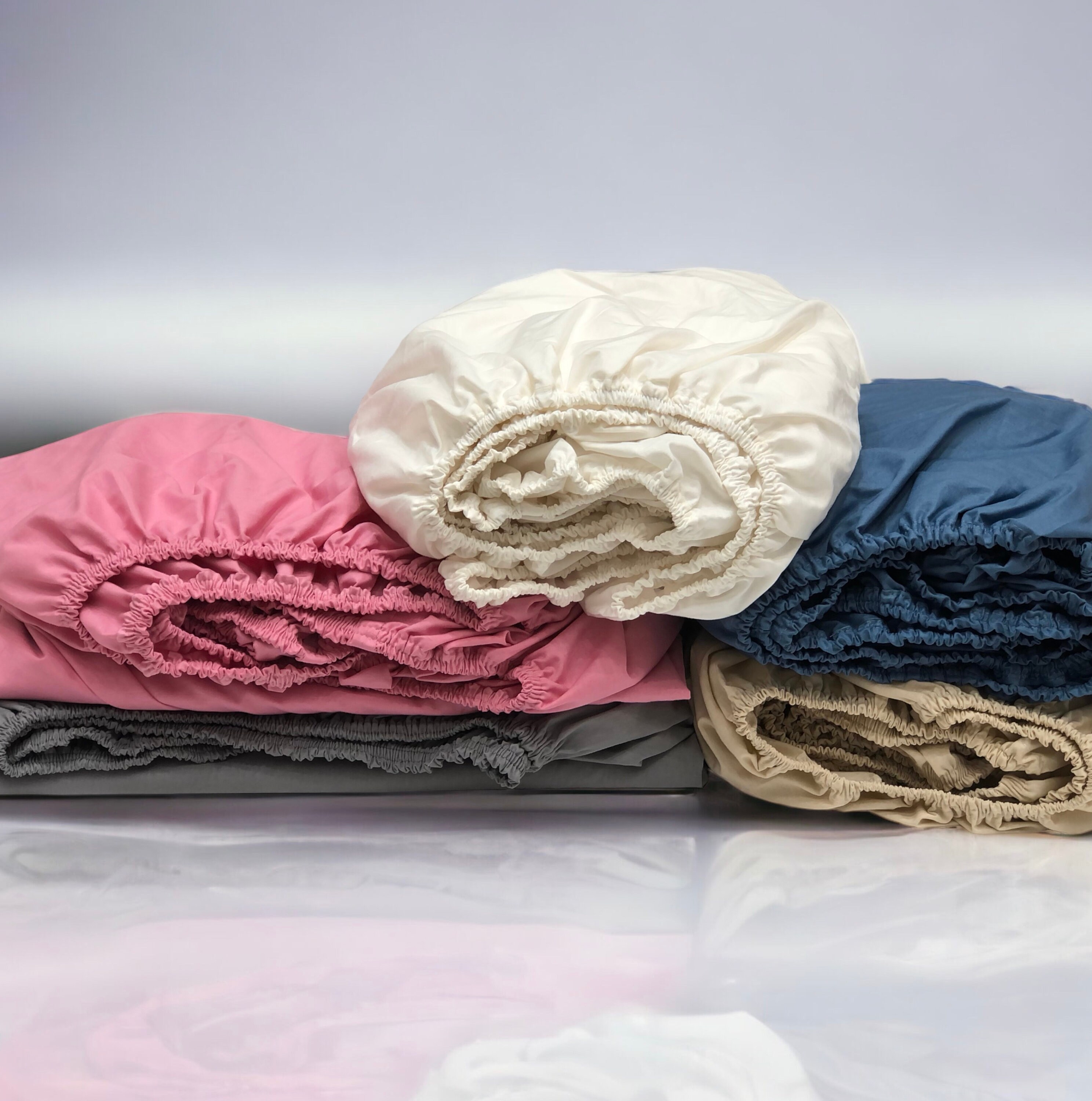 Fitted Sheets for King Size Bed, Bedsheets for Queen Size, Plain Fitted ...