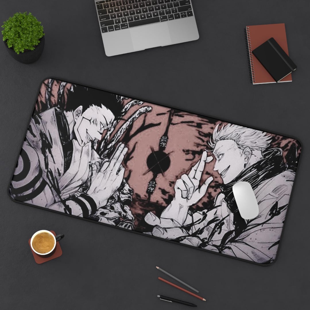 Sukuna & Yuji Jujutsu Kaisen Desk Mat | King of Curses Gaming Mouse Pad ...
