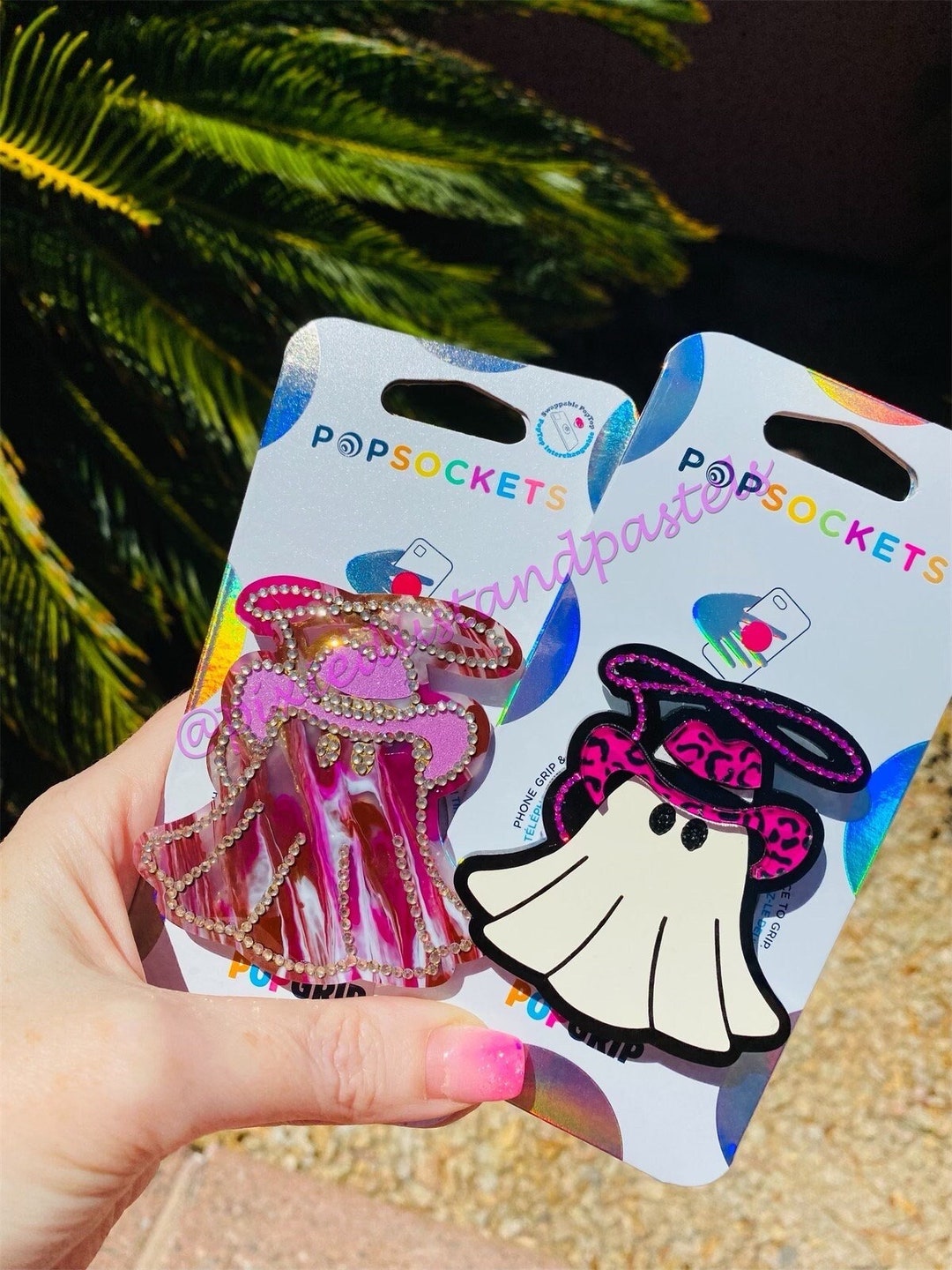 Boo-haw!! Wild West Ghost Phone Accessory or Badge Reel - Phone Grip ...