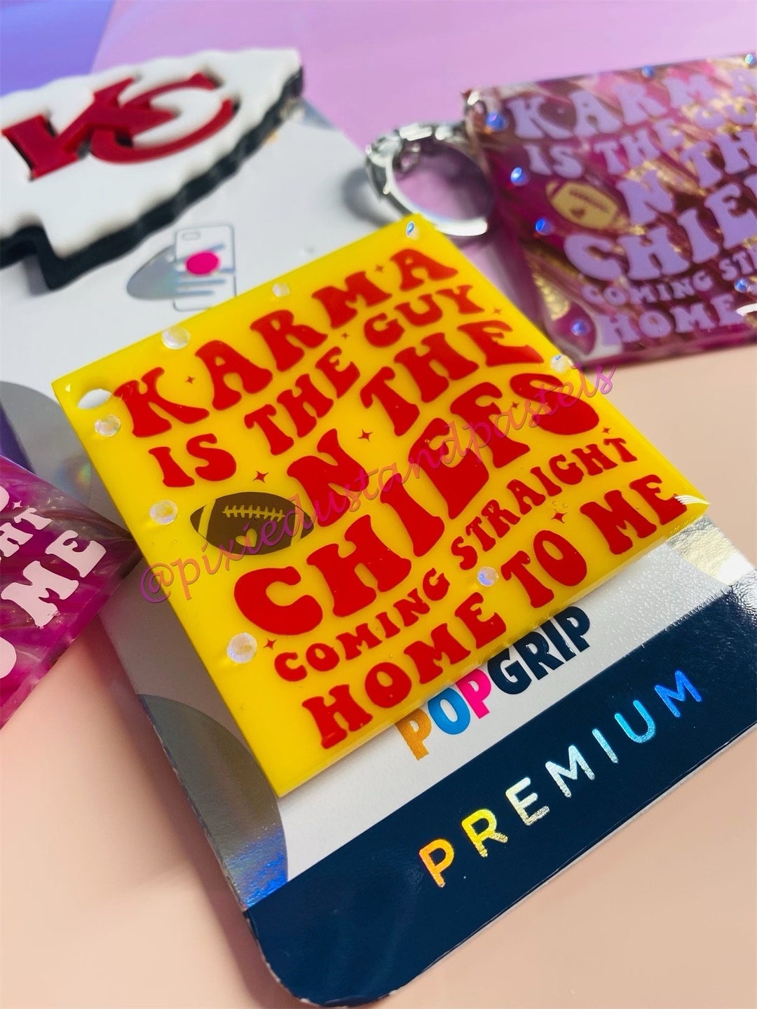 Karma is the Guy on the Chiefs Phone Grip! Swiftie Eras Phone Pop ...