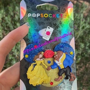 A Tale as Old as Time...belle and the Beast Phone Socket - Phone Grip ...