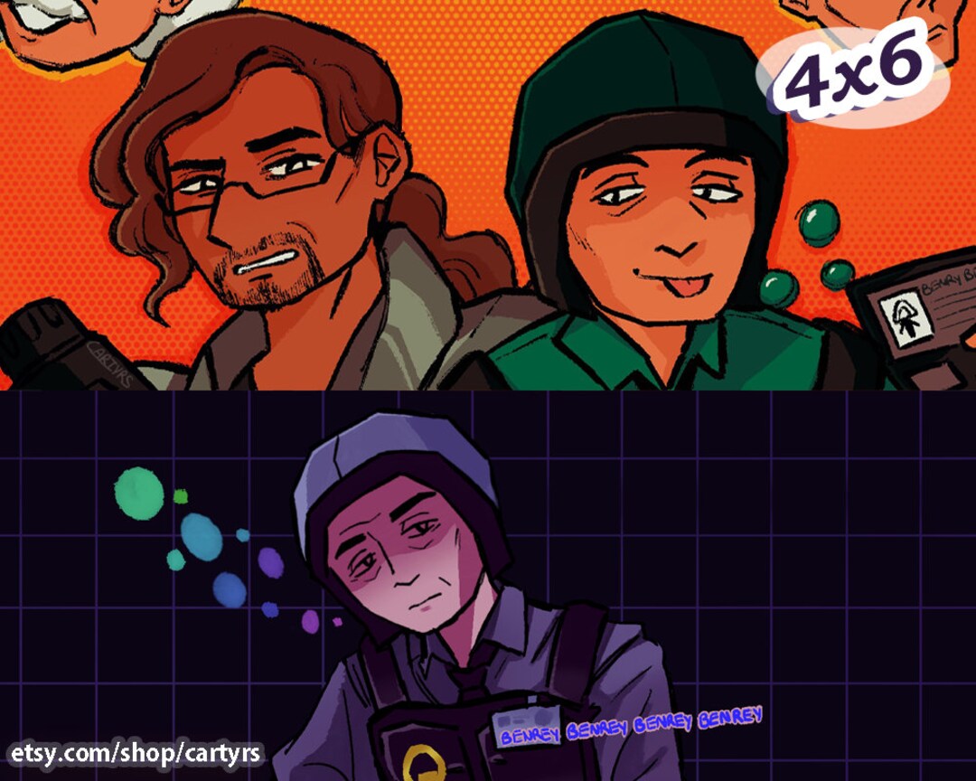 4x6 HLVRAI Print Set Half Life VR but the AI is Self-aware - Etsy