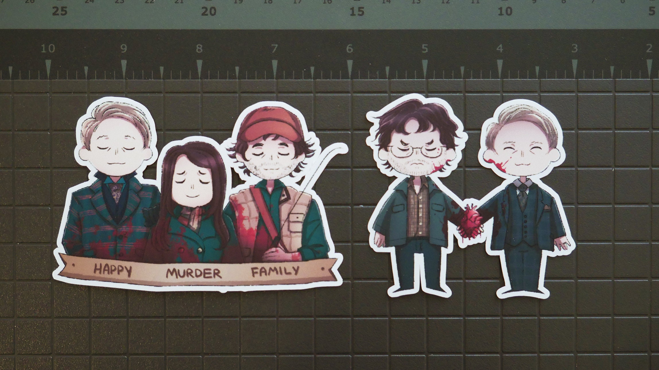 Hannibal Vinyl Stickers Hannigram - Etsy