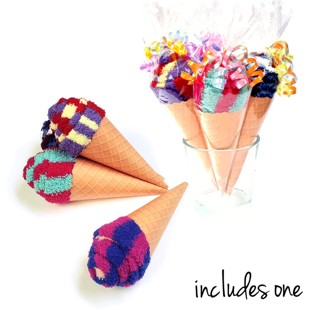 Ice Cream Cone Party Gift Favors, Kids Ice Cream Theme Birthday Party ...