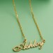 Personalized Name Necklace, Dainty Necklace, Custom Ashley Name ...