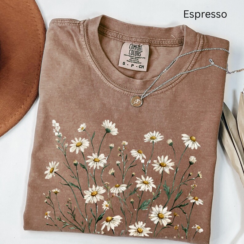 Comfort Colors April Birth Flower Shirt, Daisy Flower Tee, Birth Month ...