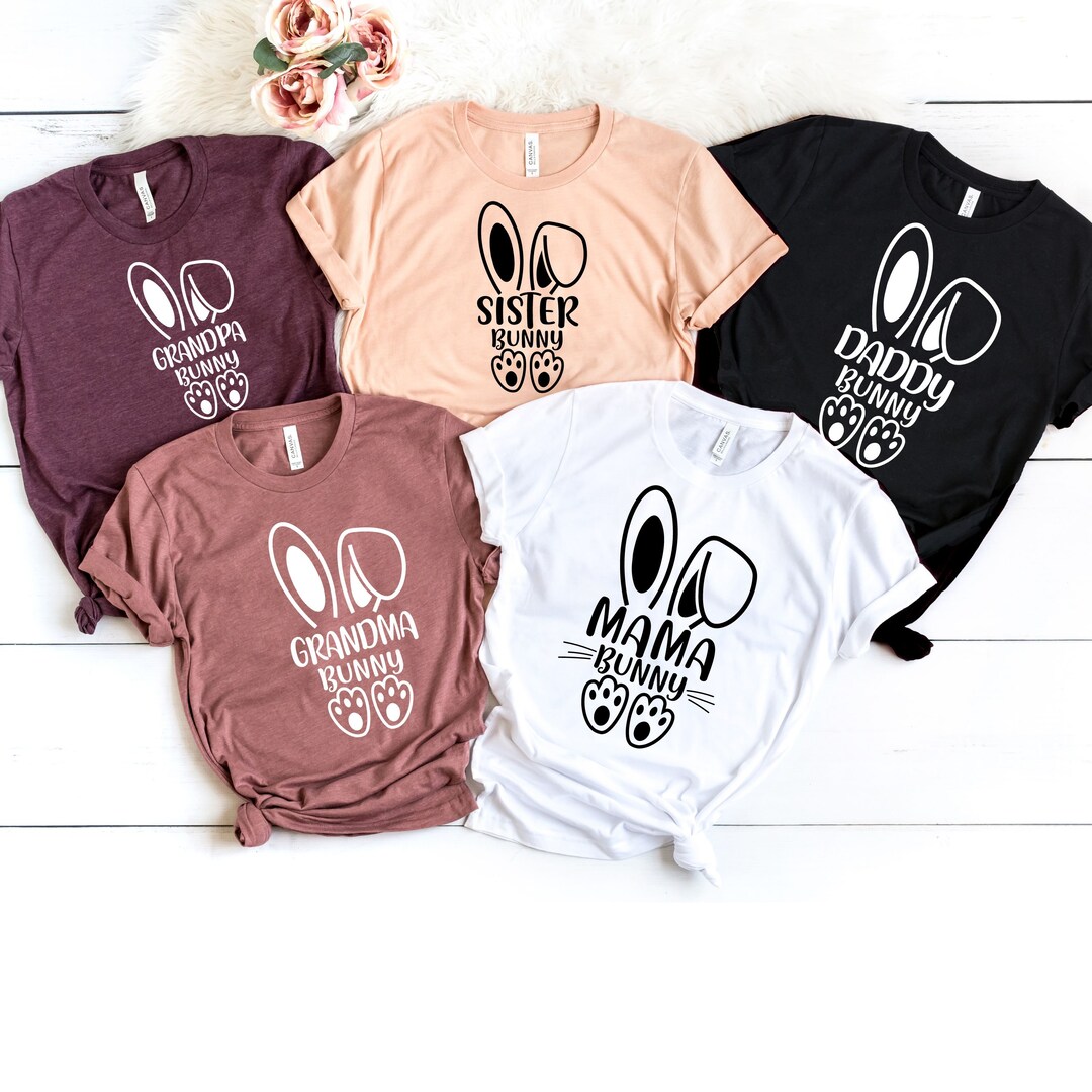 Family Easter Shirt, Bunny Family Shirt, Mama Bunny, Daddy Bunny ...