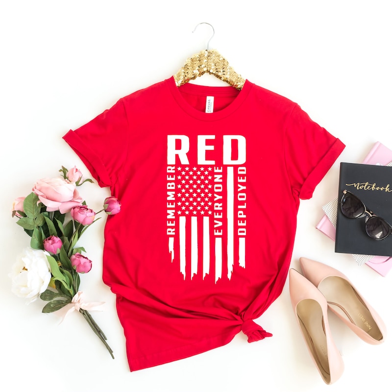 Red Deployment Shirt - Etsy