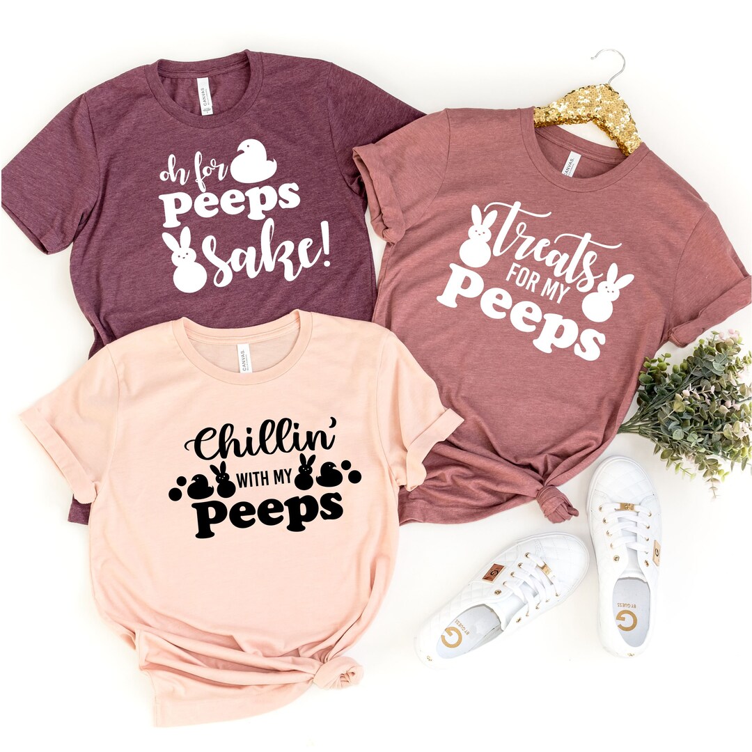 Peeps T-shirt, Easter Peeps Shirt, Where My Peeps At?, Welcome Peeps ...