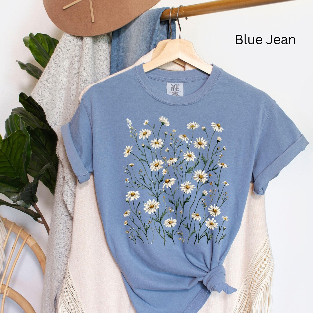 Comfort Colors April Birth Flower Shirt, Daisy Flower Tee, Birth Month ...