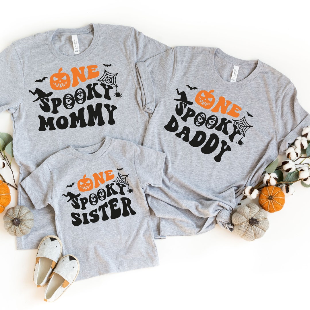 One Spooky Family Shirts, Family Halloween Shirts, Spooky Mama Shirt ...