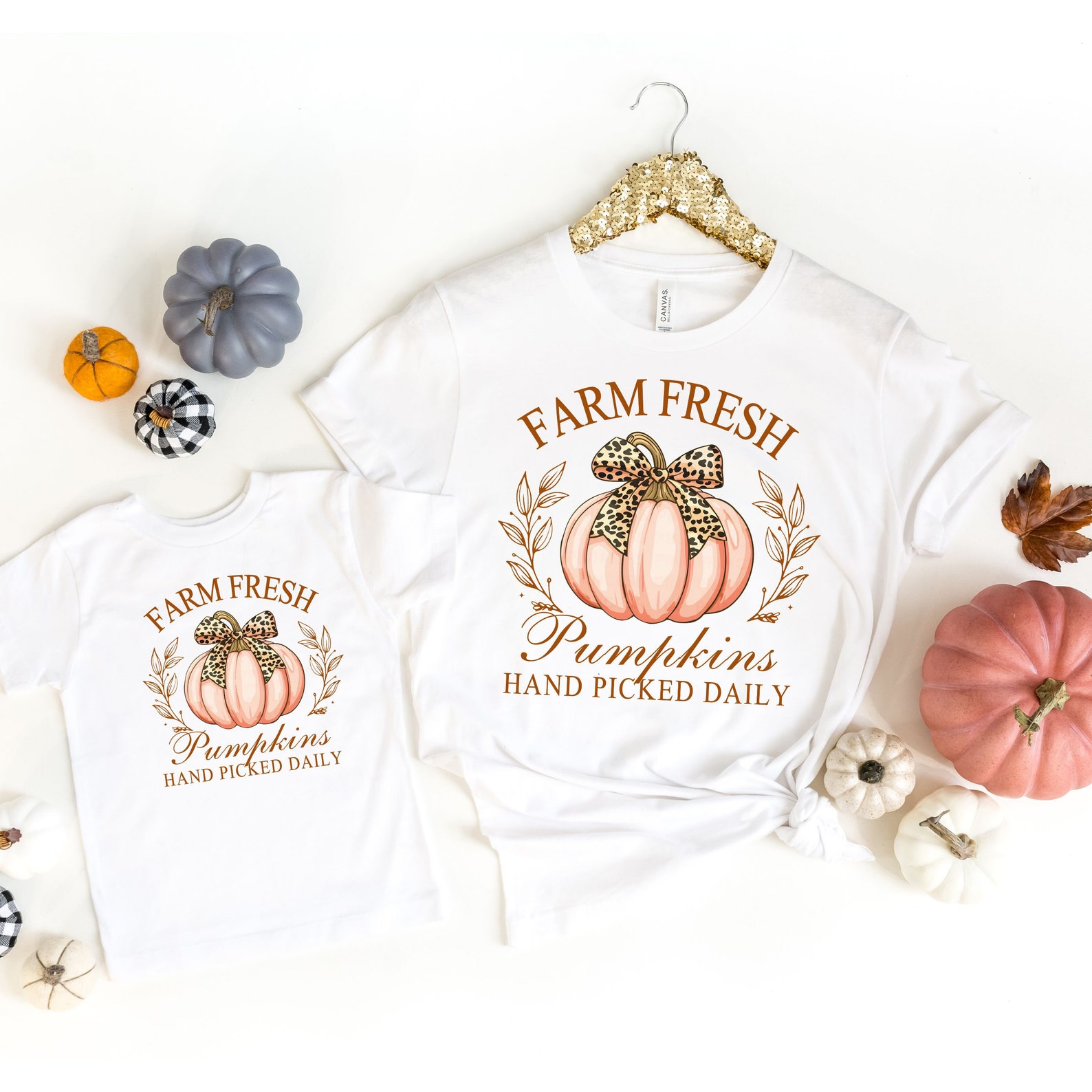 Farm Fresh Pumpkin Crew Shirt, Family Pumpkin Patch Shirt, Coquette Bow ...