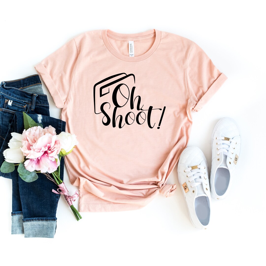 Oh Shoot Camera Shirt, Funny Photography Shirt, Camera Shirt ...