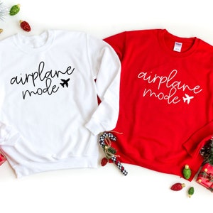 Airplane Mode Sweatshirt, Airplane Shirt, Travel Sweater, Gift for ...