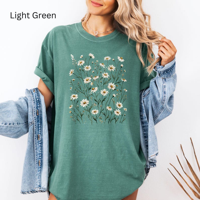 Comfort Colors April Birth Flower Shirt, Daisy Flower Tee, Birth Month ...
