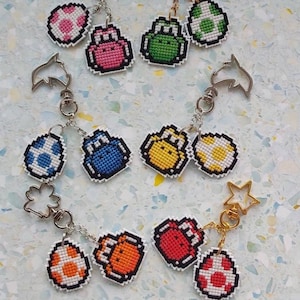 Embroidered Keychains - Etsy