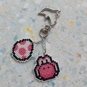 Embroidered Keychains - Etsy
