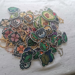 Embroidered Keychains - Etsy