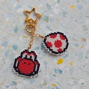 Embroidered Keychains - Etsy