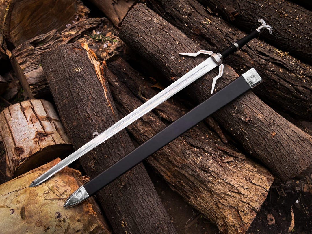 The Witcher 3 Wild Hunt Swords Geralt of Rivia Cosplay Swords, Replica ...