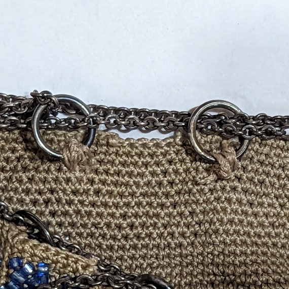 1920s Beaded Drawstring Flapper Bag - Gem