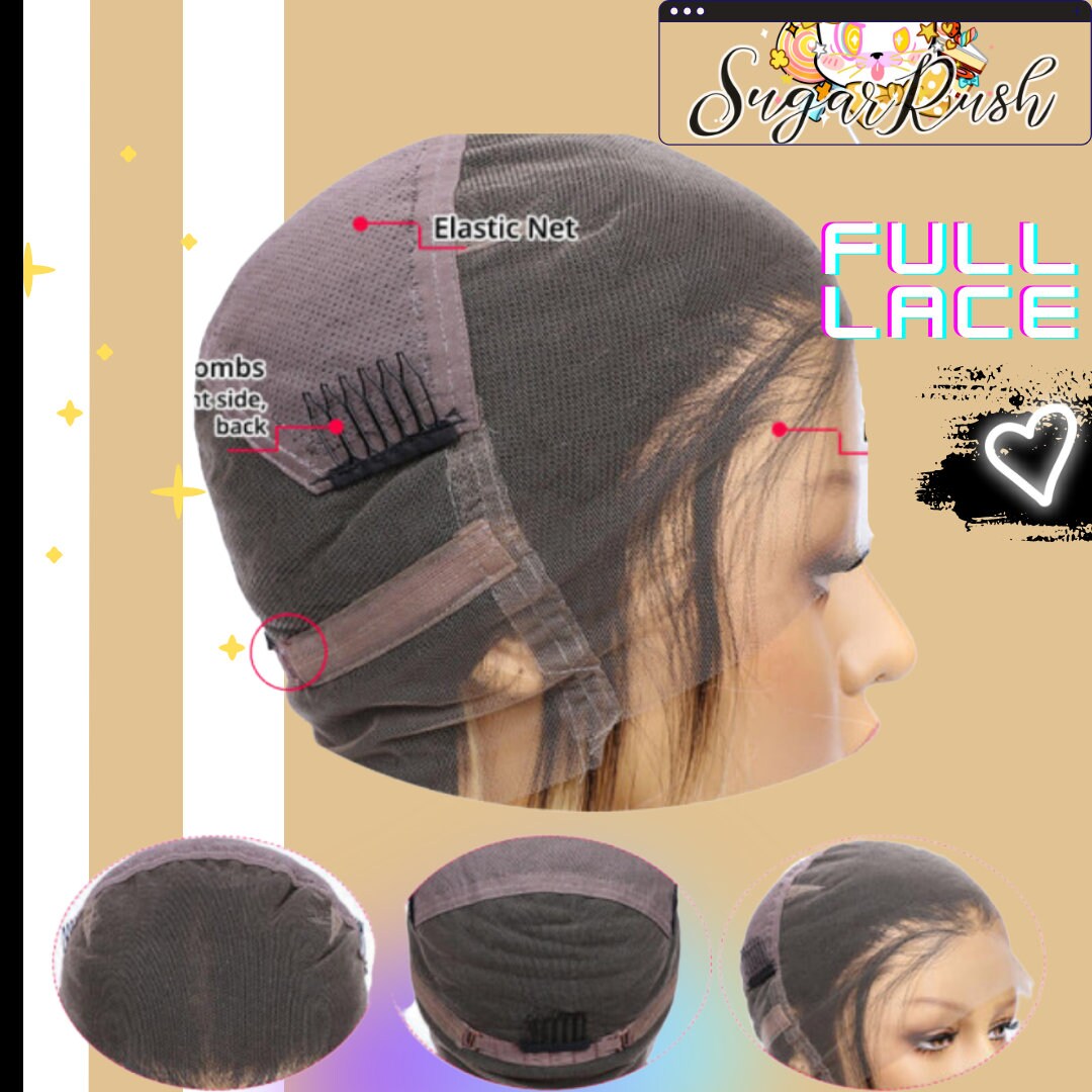 COOKIES-N-CREAM WIG High Quality, Human Hair Wig, Black Wig, Brown Wig ...