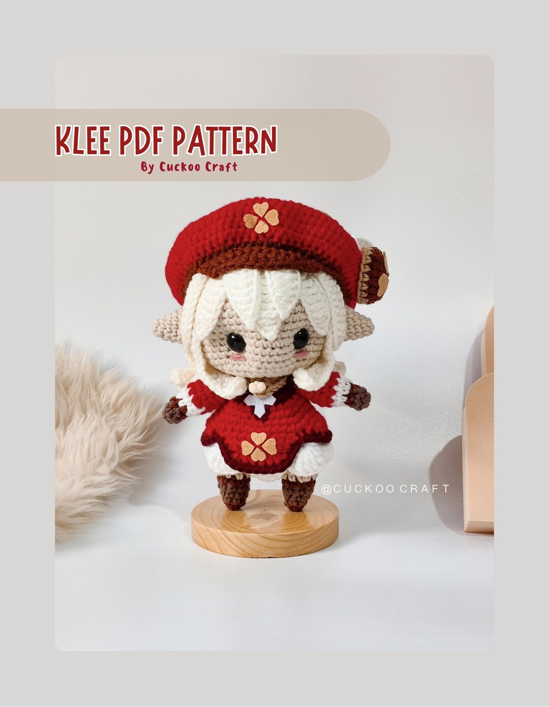 Klee Amigurumi/crochet Pattern Genshin Impact - Etsy