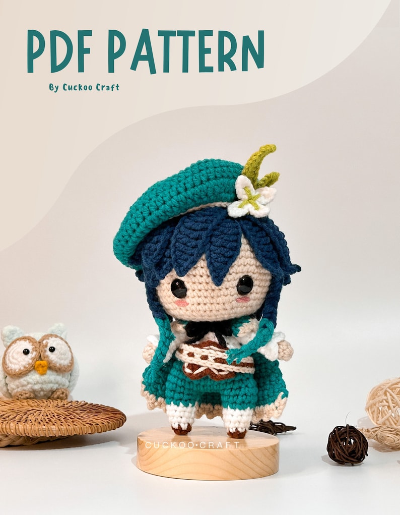 Genshin Archon Bundle Amigurumi/crochet Pattern - Etsy