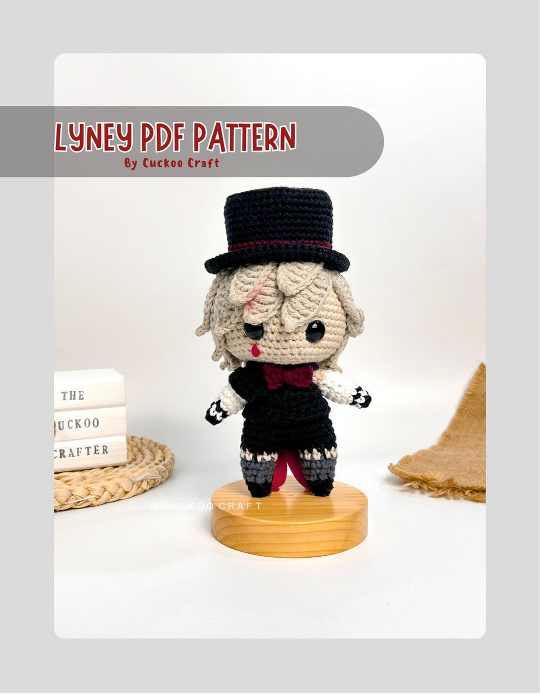 Lyney Amigurumi/crochet Pattern Genshin Impact - Etsy