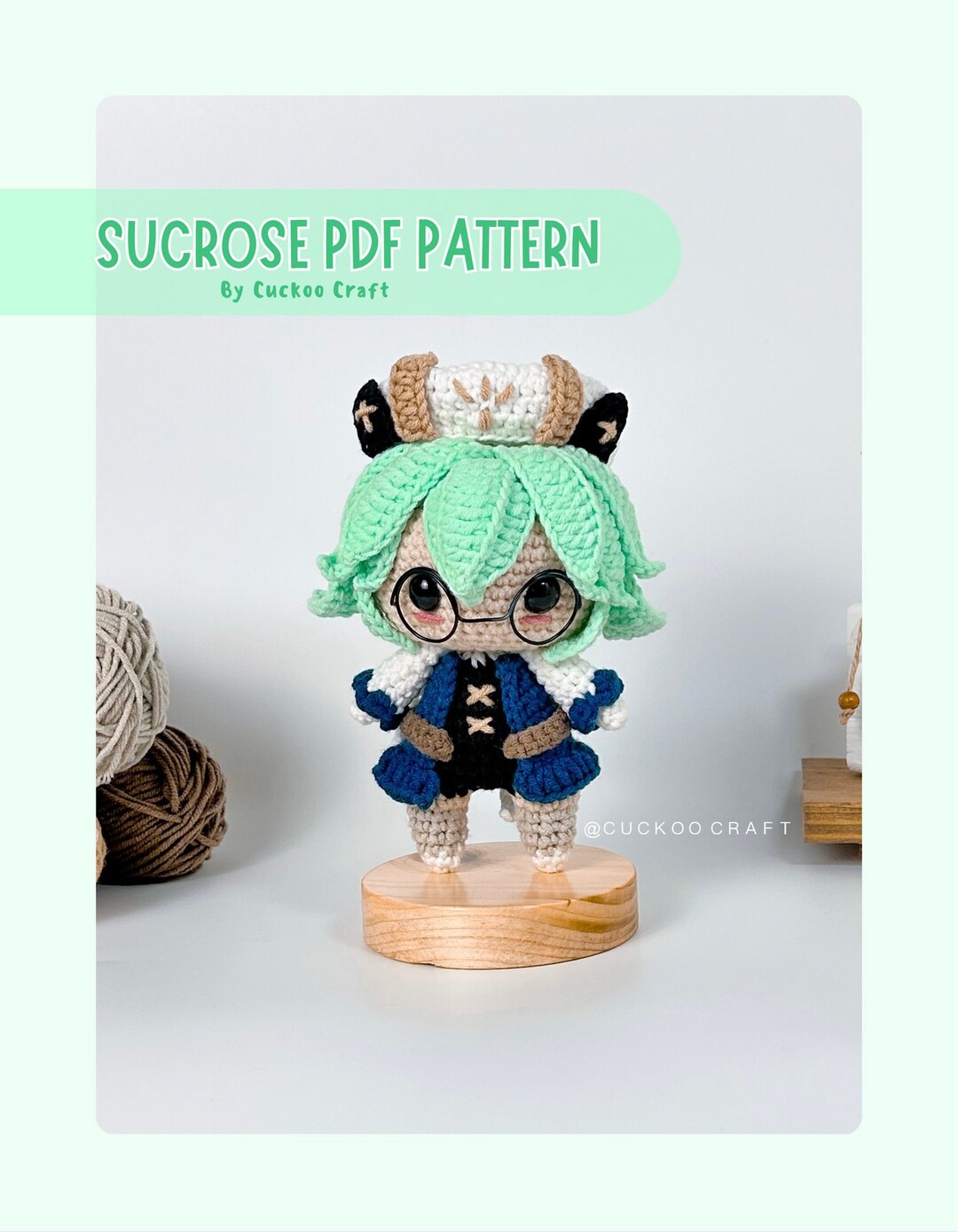 Sucrose Amigurumi/crochet Pattern Genshin Impact - Etsy
