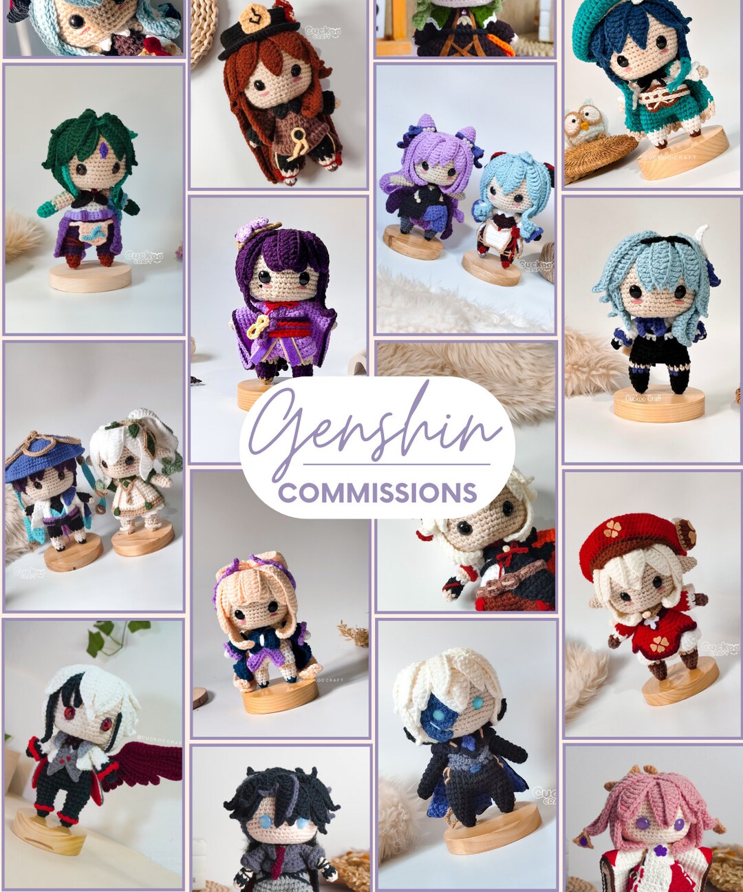 Genshin Character Commissions - Etsy