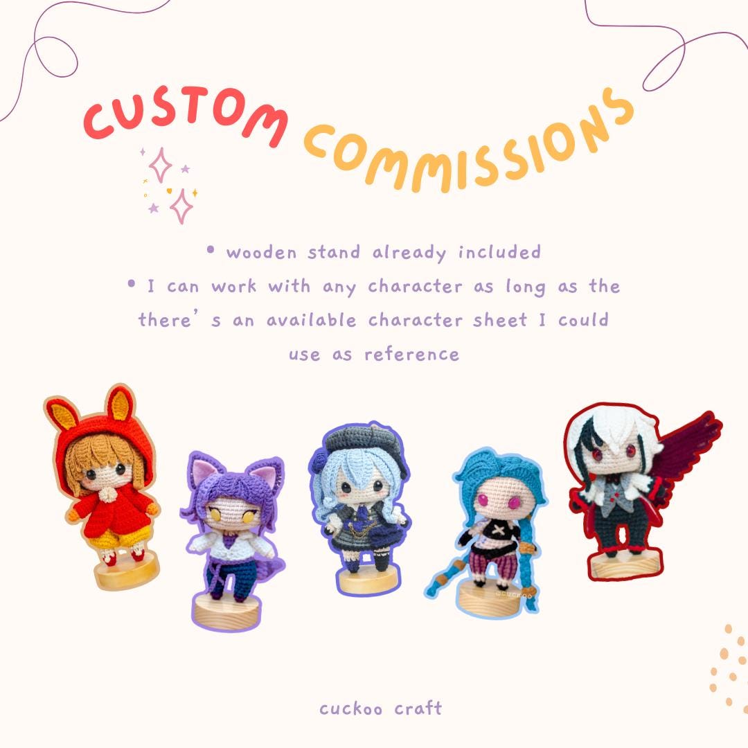 Custom Character Commissions - Etsy